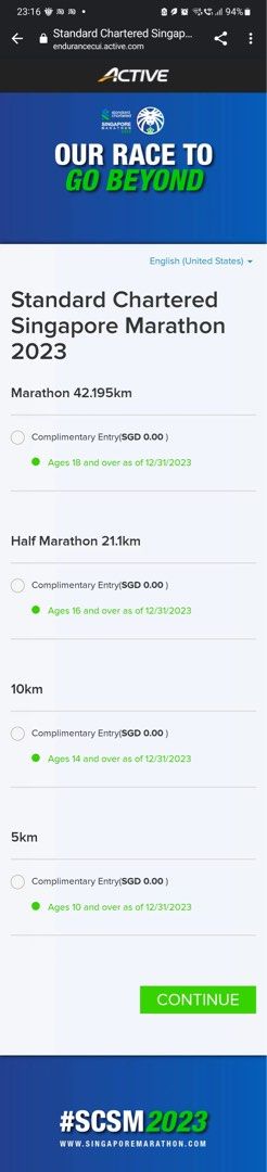 Singapore Standard Chartered Marathon Ticket, Tickets & Vouchers, Event ...