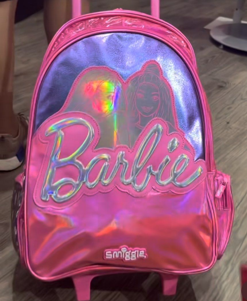 Smiggle Barbie Trolley Bag, Babies & Kids, Babies & Kids Fashion on ...