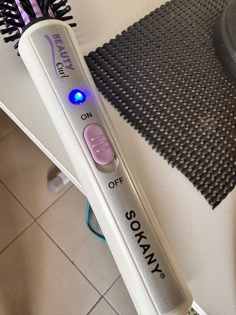 Sokany Electric Hot hair brush curler rotating cord, Women's Fashion ...