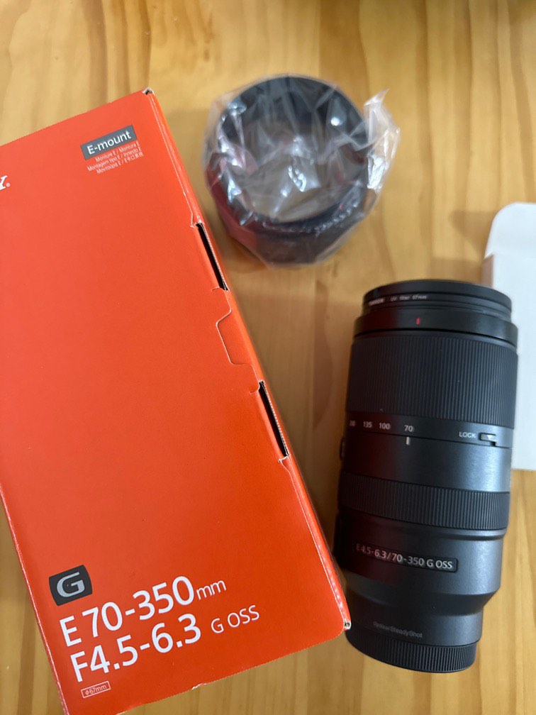 Sony E70-350mm F4.5-6.3, Photography, Lens & Kits on Carousell