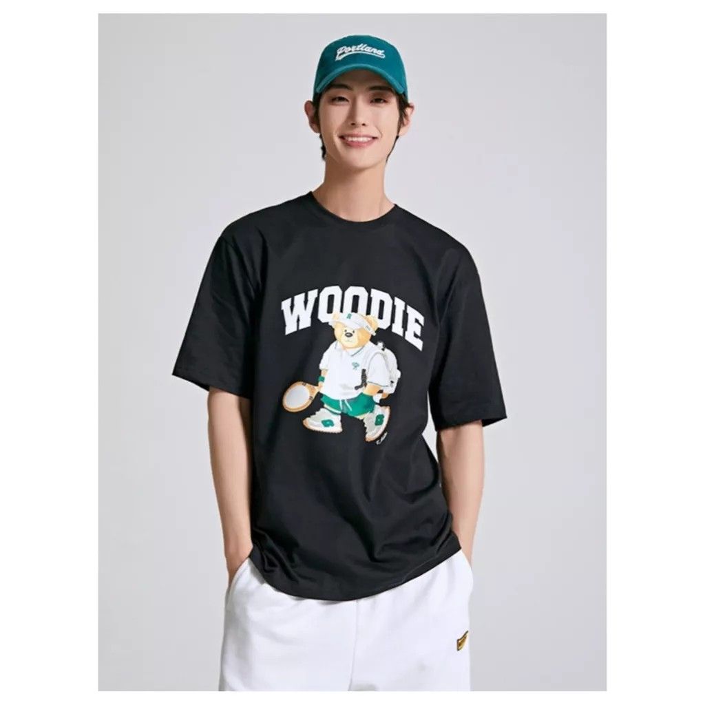SPAO Woodie Graphic Short Sleeve T-shirt, Men's Fashion, Tops & Sets, Tshirts & Polo Shirts on ...