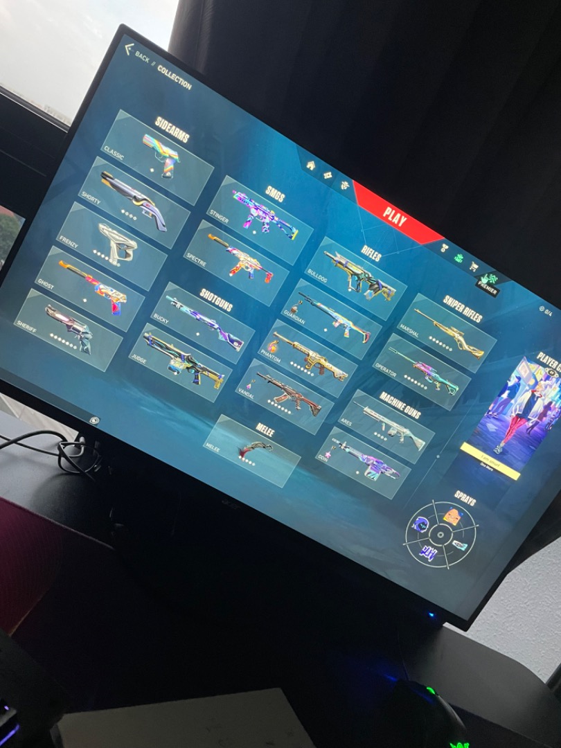 Stacked Valorant Account|peak platinum 3, Video Gaming, Video Games ...