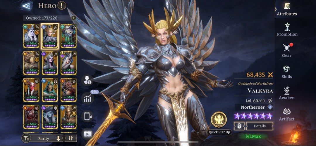 Stacked Watcher of Realms Account (Morrigan + 27x legendares, Overlord ...