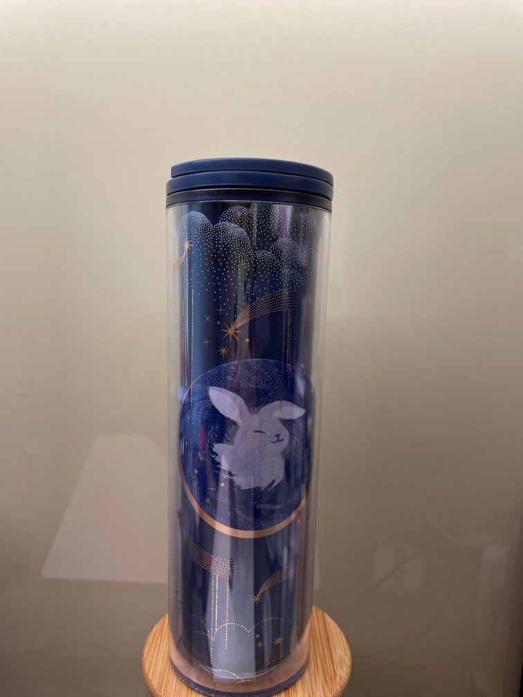 BN Authentic Starbucks Rabbit Starry Night Tumbler 16oz, Furniture ...
