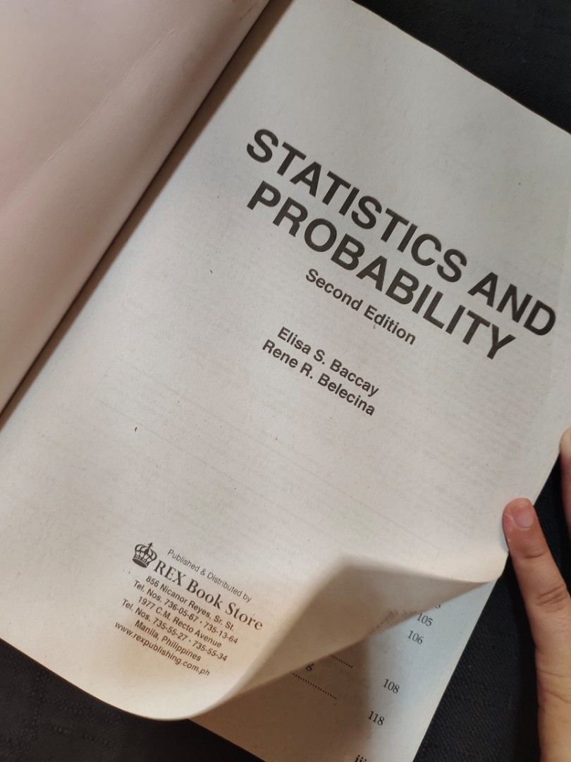 STATISTICS AND PROBABILITY GRADE 12 BOOK REX BOOKS, Hobbies & Toys ...