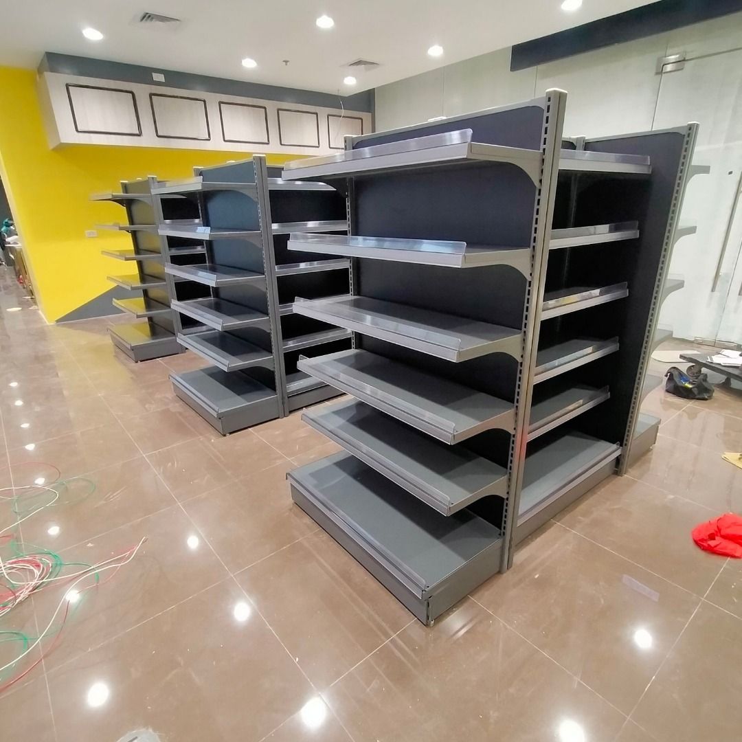 steel shelves standee racks, Furniture & Home Living, Furniture ...