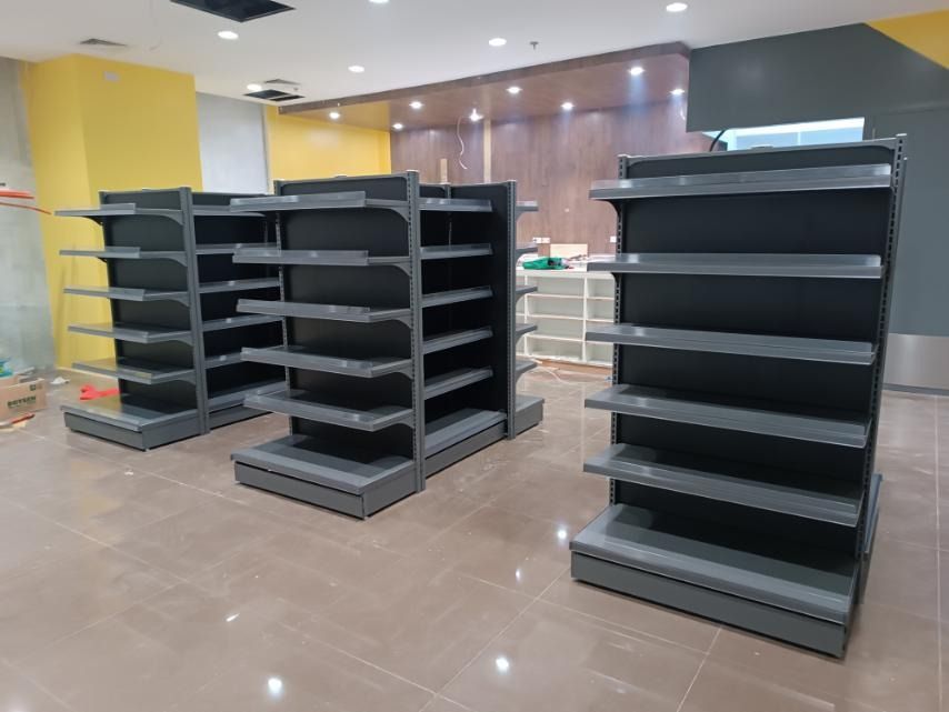 steel shelves standee racks, Furniture & Home Living, Furniture ...