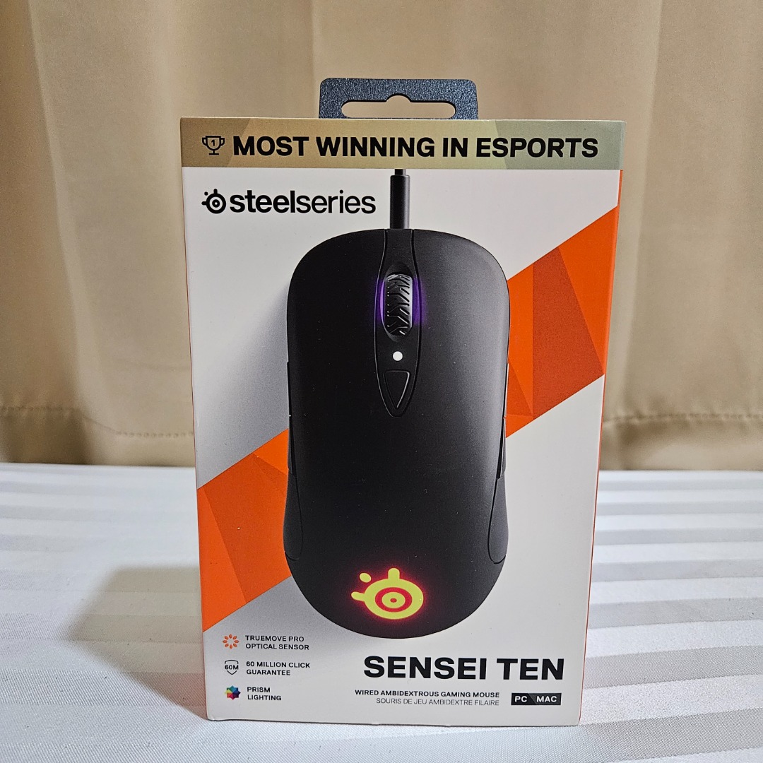 SteelSeries Sensei Ten Wired Ambidextrous Gaming Mouse with TrueMove ...