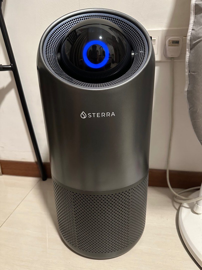 Sterra Moon™ True HEPA-13 Air Purifier (Space Grey, UV tech) with 2 years additional warranty ...