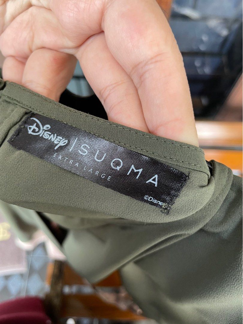 Suqma x disney blouse hijau army coklat susu atasan wanita bukan ...