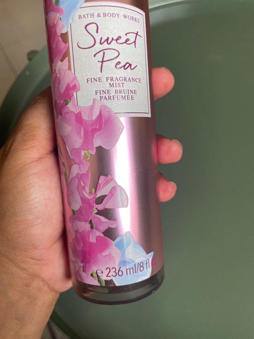 Sweet Pea Bath and Body Works Fragrance Mist, Beauty & Personal Care ...