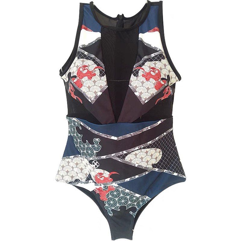 Swimsuits Chinese pattern China style, Women's Fashion, Swimwear ...