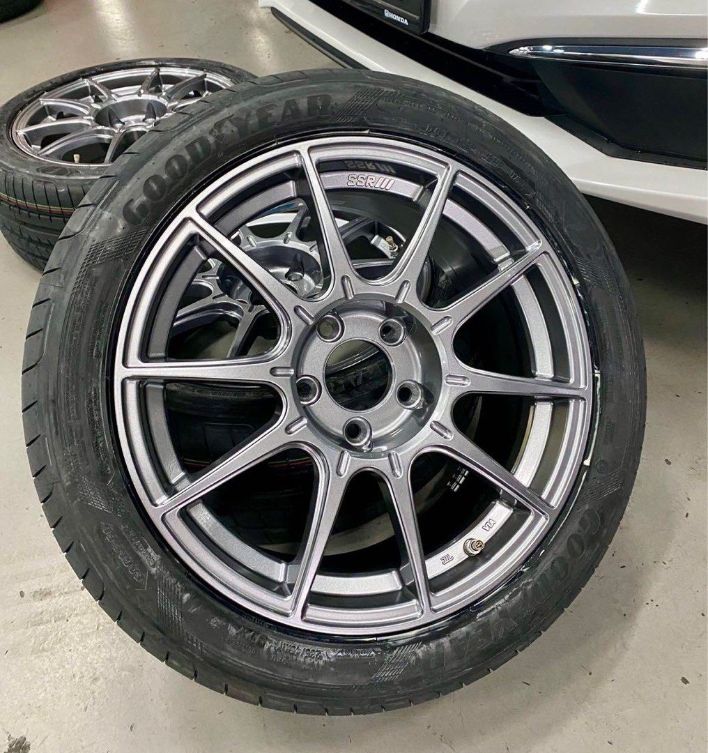 Tanabe SSR GTX01 17inch Rims *Immaculate*, Car Accessories, Tyres & Rims on Carousell