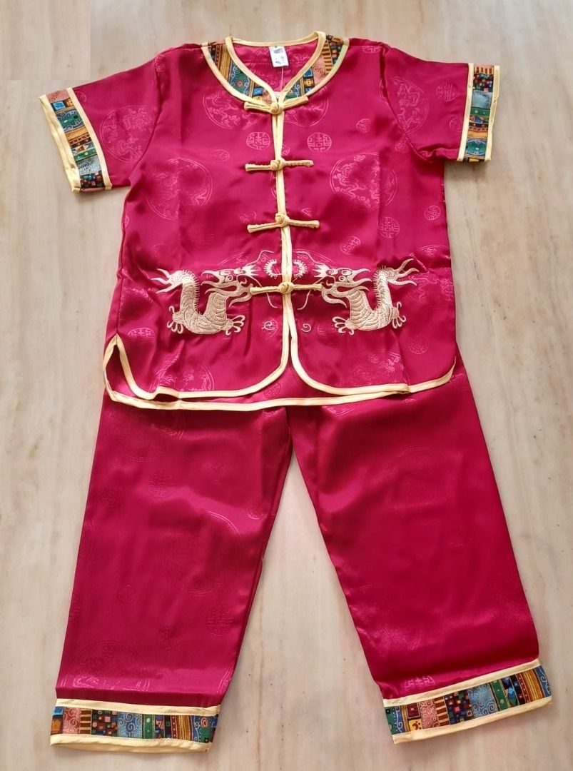 Tang Suit CNY cloth, Chinese New year,tang suit racial harmony day ...