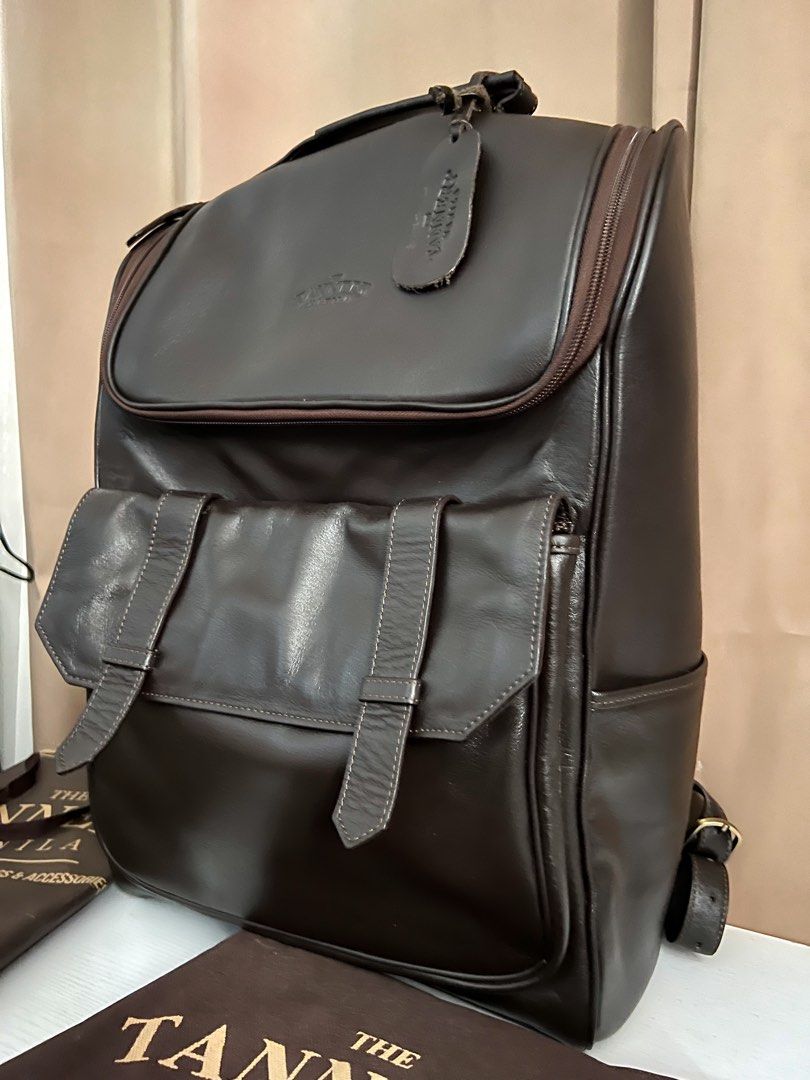 Tannery Manila Leather Backpack, Men's Fashion, Bags, Backpacks on ...