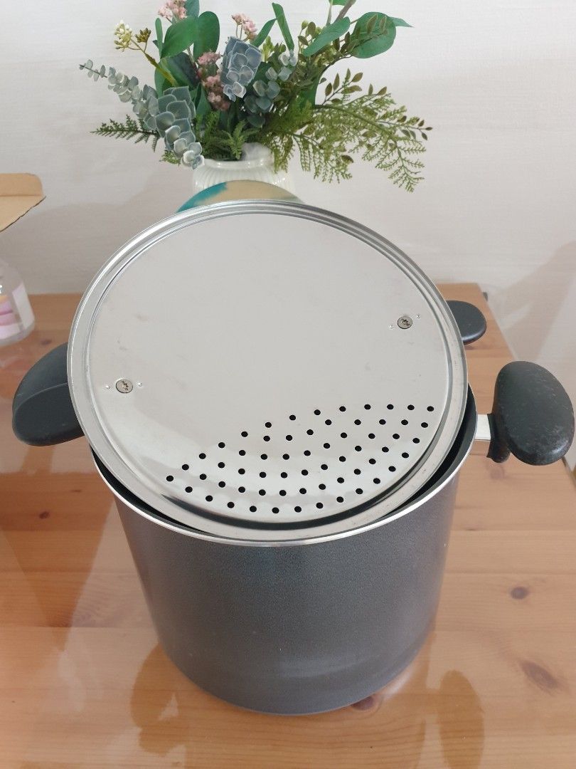 Tefal Pasta Pot 6L 22 cm, Furniture & Home Living, Kitchenware ...