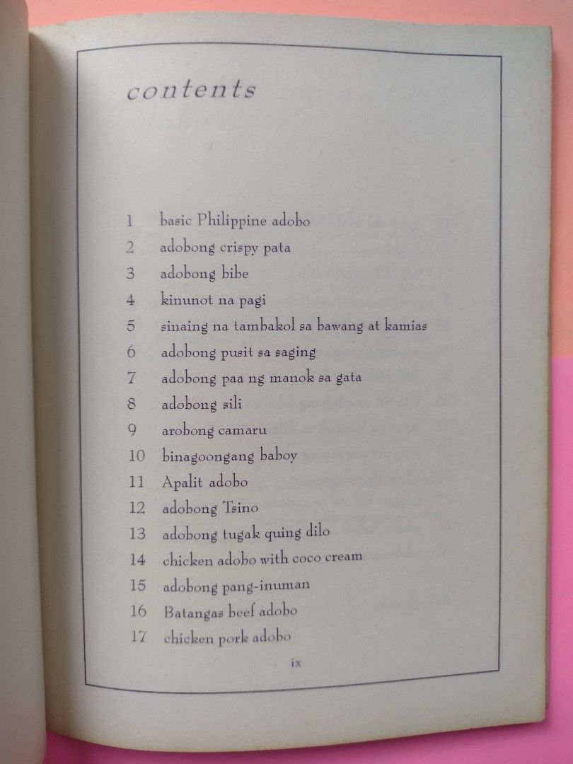 The Little Adobo Book by Gene Gonzalez , 37 pages , softbound , non ...