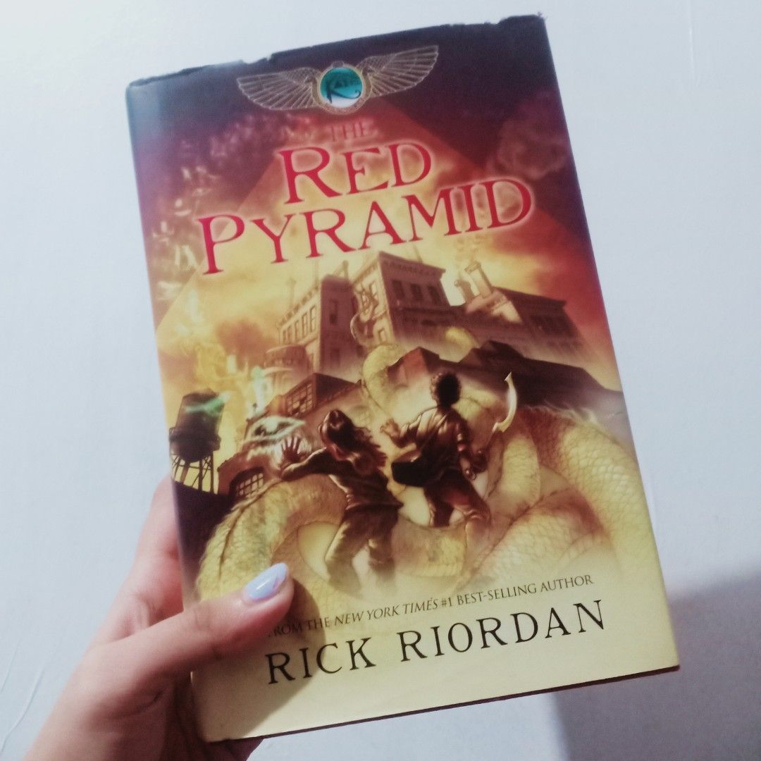 PRELOVED ORIGINAL HARD COVER w/ FREEBIES| The Red Pyramid by Rick ...