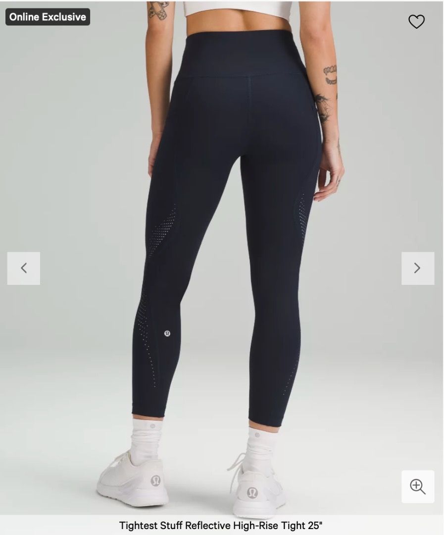 Tightest Stuff Reflective High-Rise Tight 25" True Navy, Women's ...