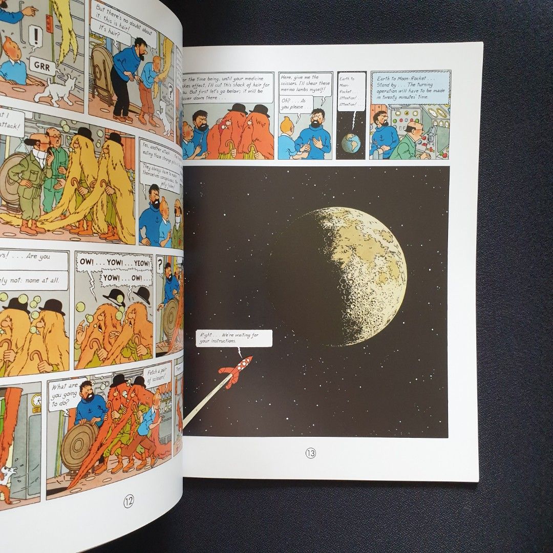 Tintin: Explorers on the Moon, Hobbies & Toys, Books & Magazines ...