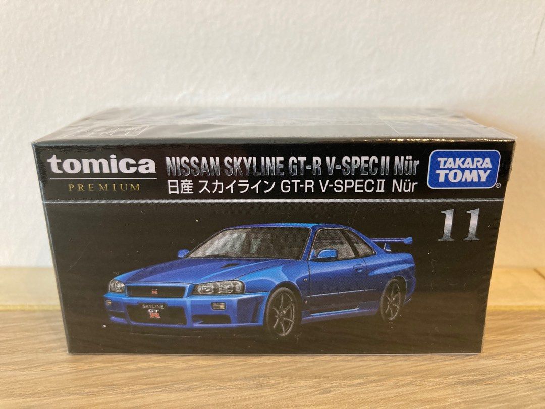 Tomica premium 11 Nissan skyline gt-r v-spec II, Hobbies & Toys, Toys & Games on Carousell