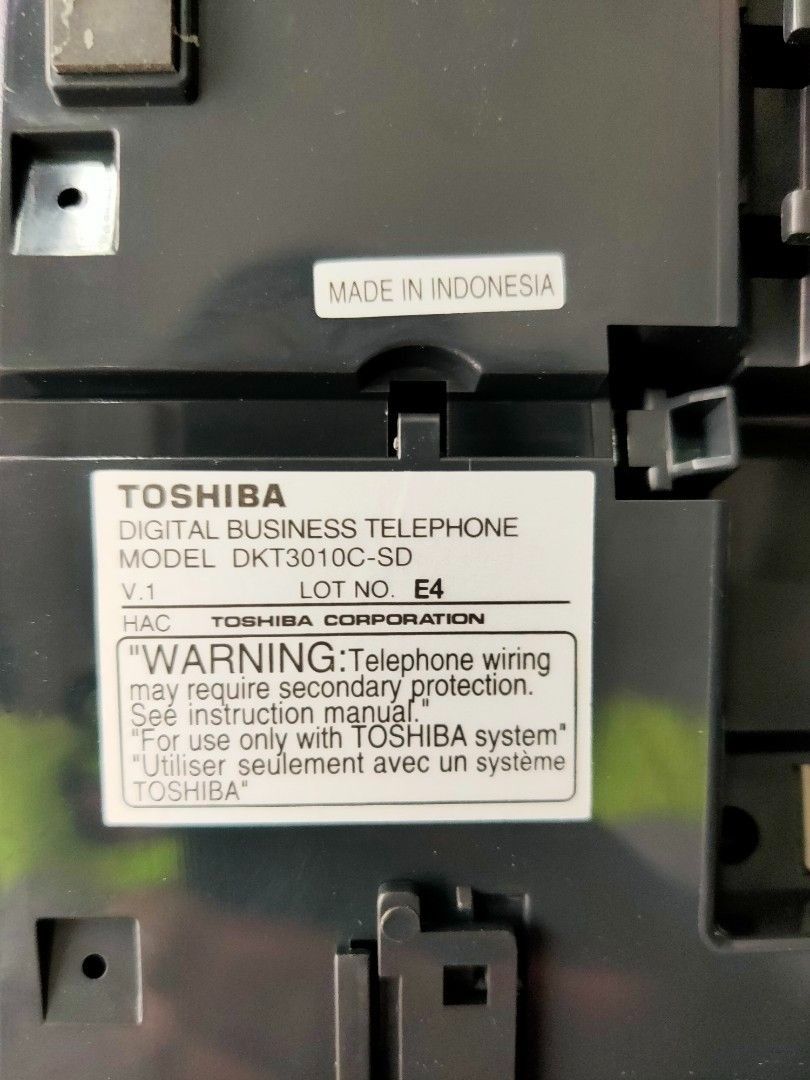 TOSHIBA BUSINESS Landline Phone for sale @ $300 per lot, Computers ...