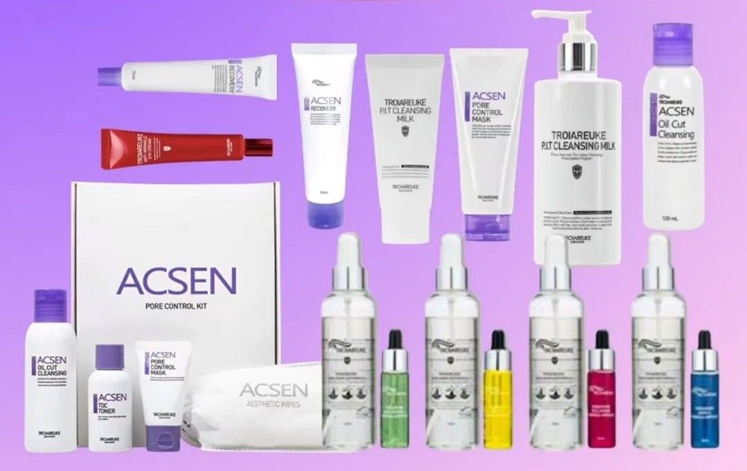 Troiareuke Acsen Pore Control Kit, Beauty & Personal Care, Face, Face ...