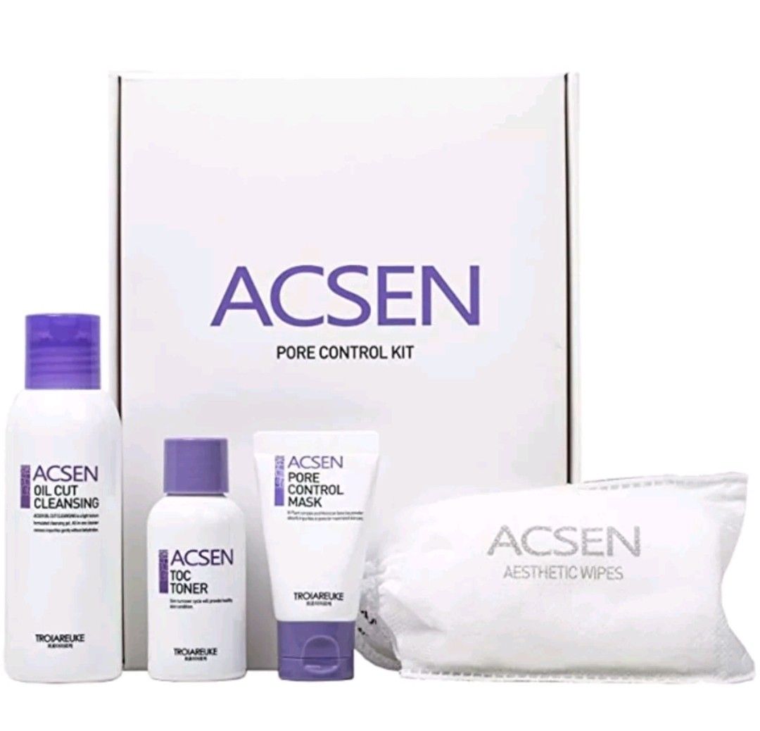 Troiareuke Acsen Pore Control Kit, Beauty & Personal Care, Face, Face ...