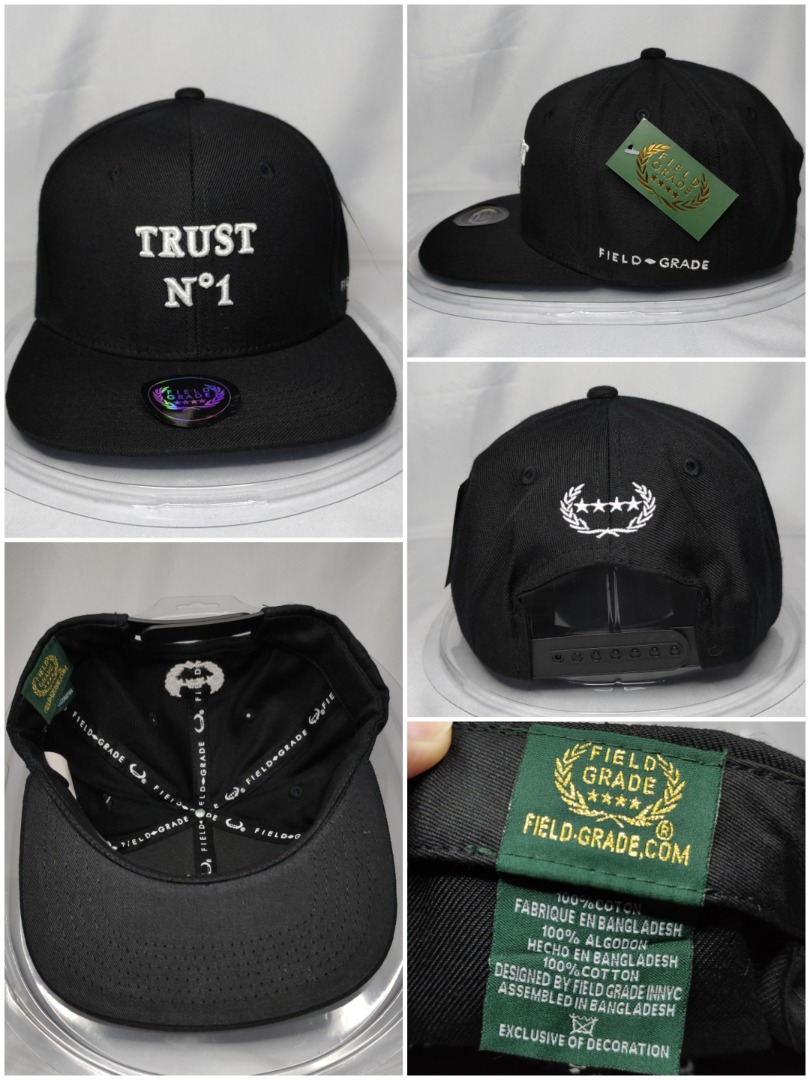 TRUST NO 1 SNAPBACK BLACK - FIELD GRADE, Men's Fashion, Watches & Accessories, Caps & Hats on ...