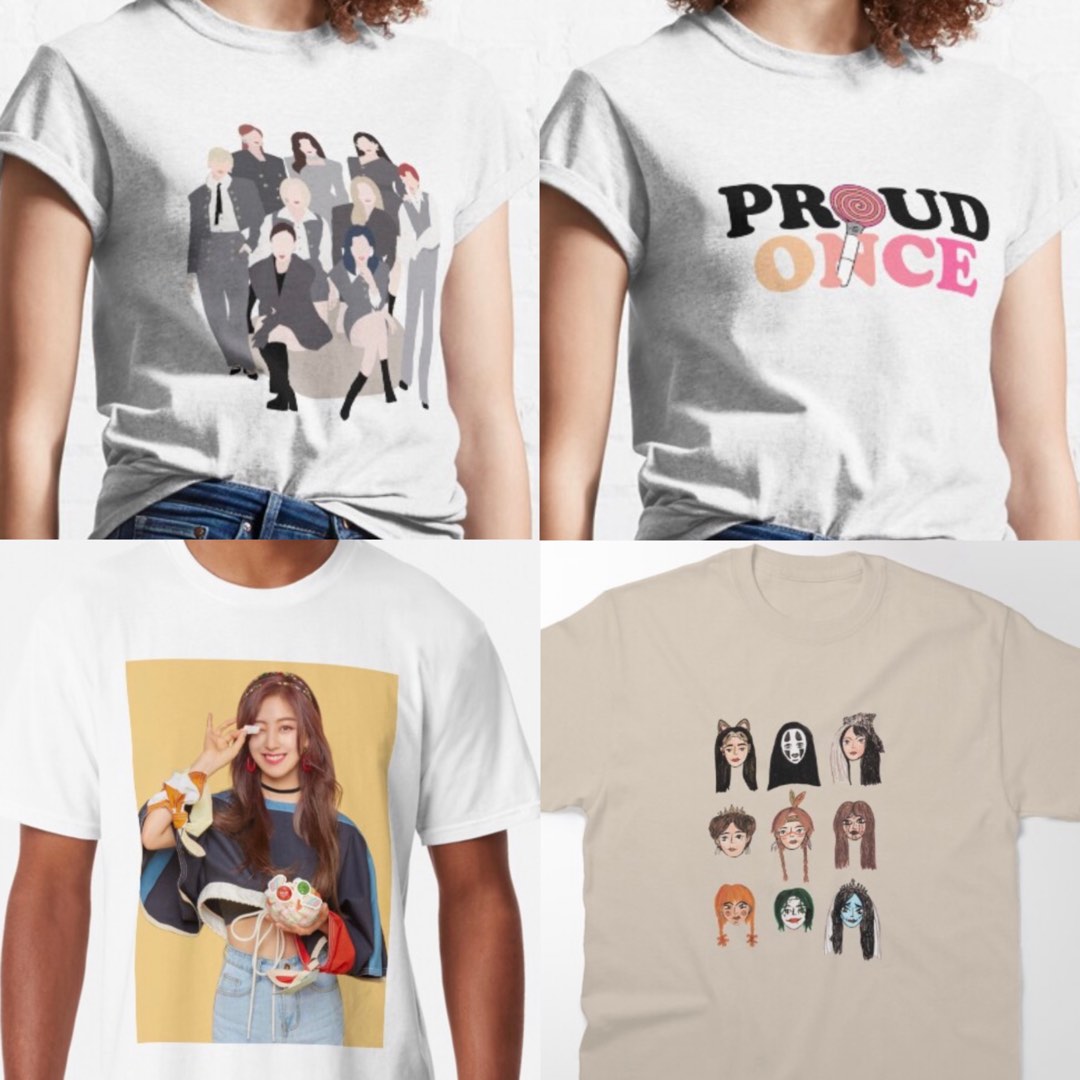 TWICE shirts, Women's Fashion, Tops, Shirts on Carousell