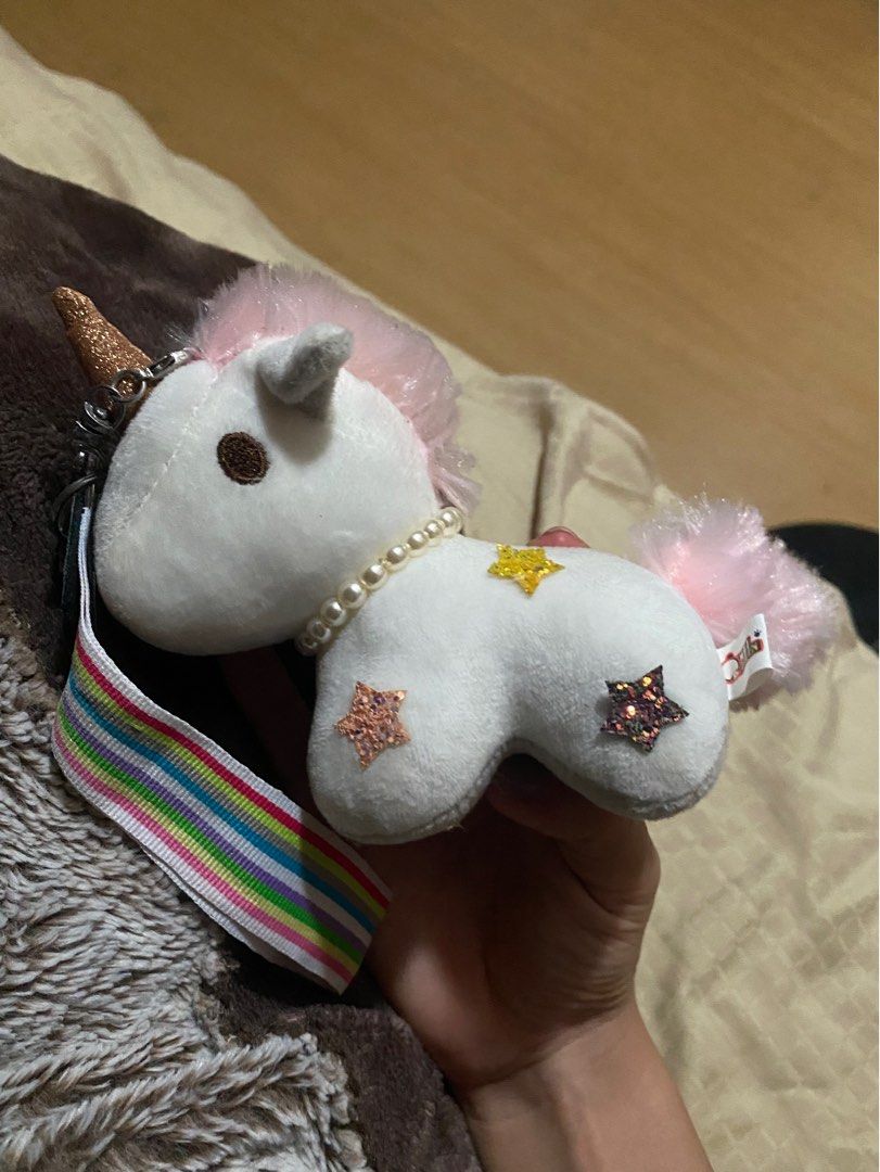 UNICORN PLUSHIE KEYCHAIN, Hobbies & Toys, Toys & Games on Carousell
