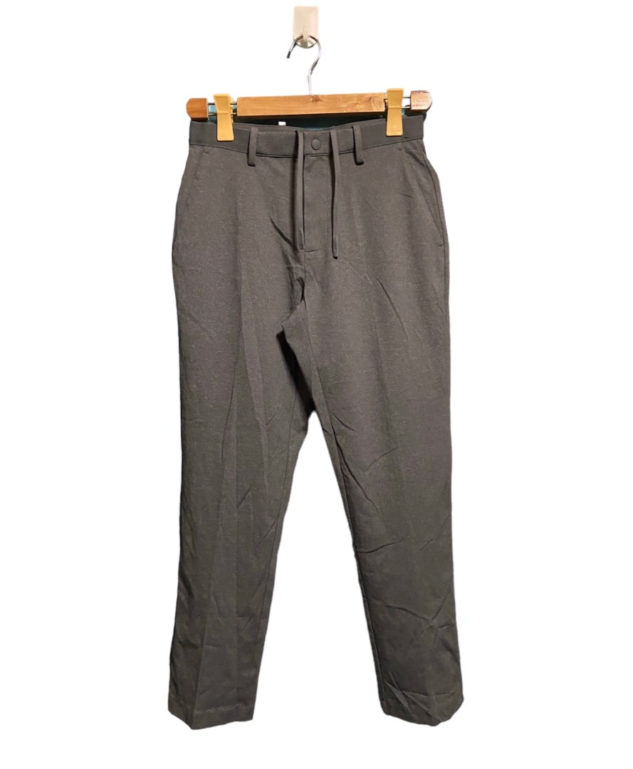 Uniqlo Ezy Ankle Pants (Ultra Stretch/Dry-Ex), Men's Fashion, Bottoms, Trousers on Carousell
