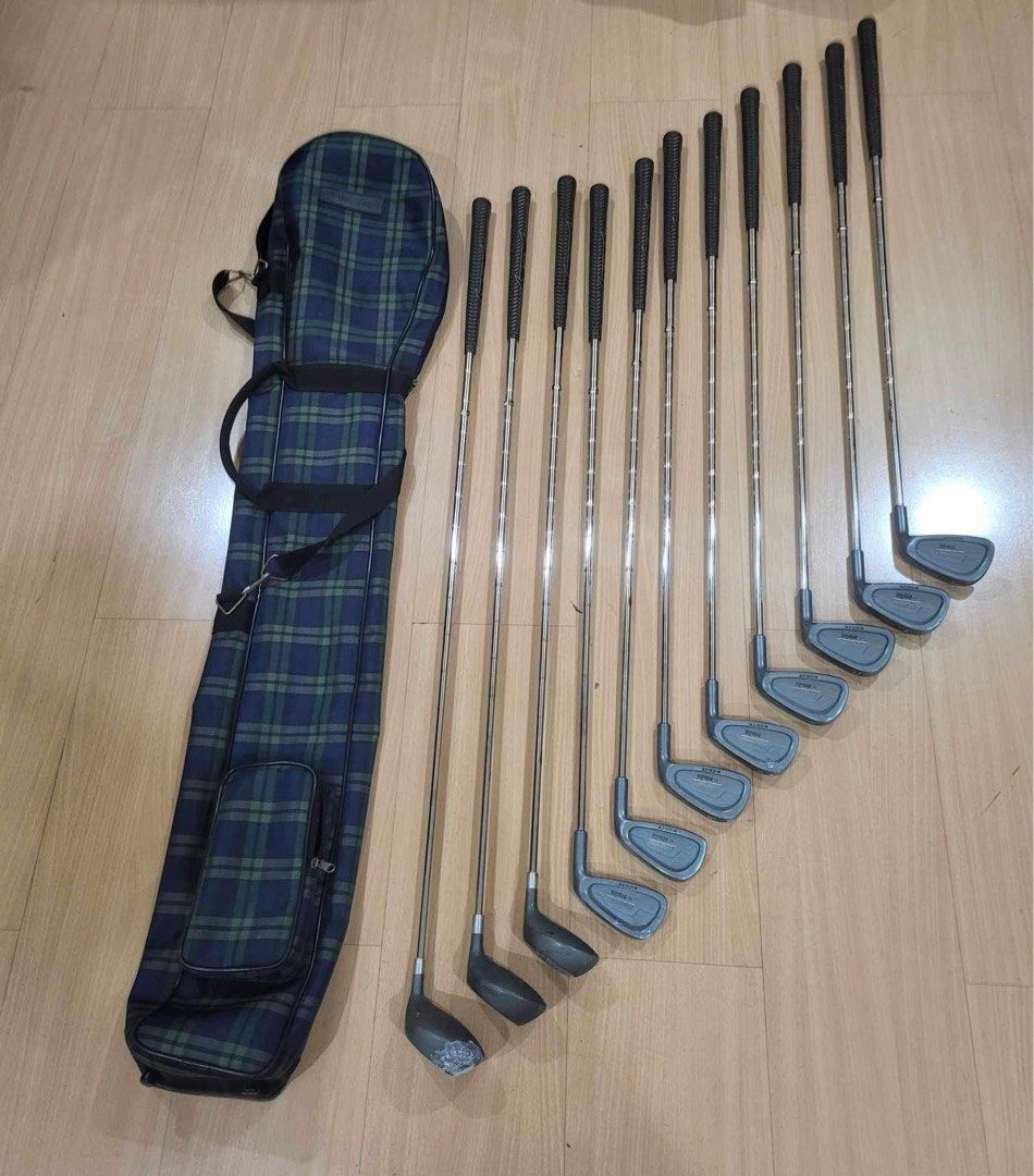 Used golf club set with bag, Sports Equipment, Sports & Games, Golf on ...