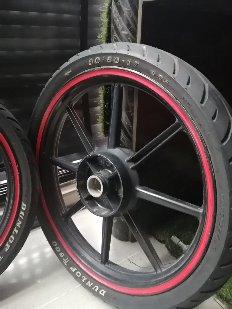 Used Motor cycle tyre and rim, Motorcycles, Motorcycle Accessories on ...