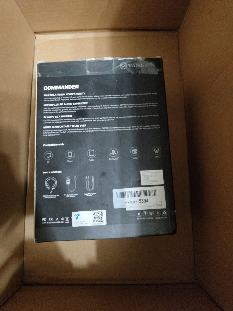 Vankyo commander cm7000, Audio, Headphones & Headsets on Carousell