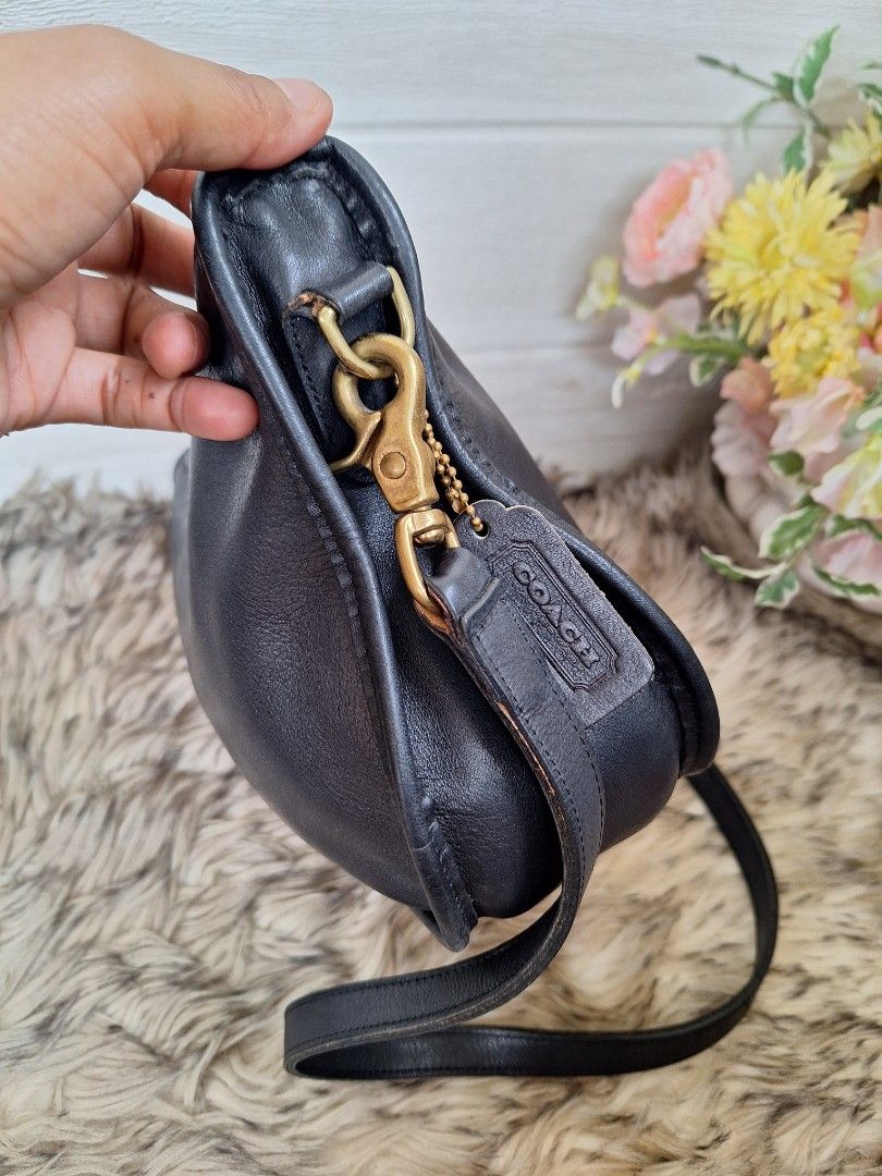 Vintage COACH long handle shoulder bag, Luxury, Bags & Wallets on Carousell