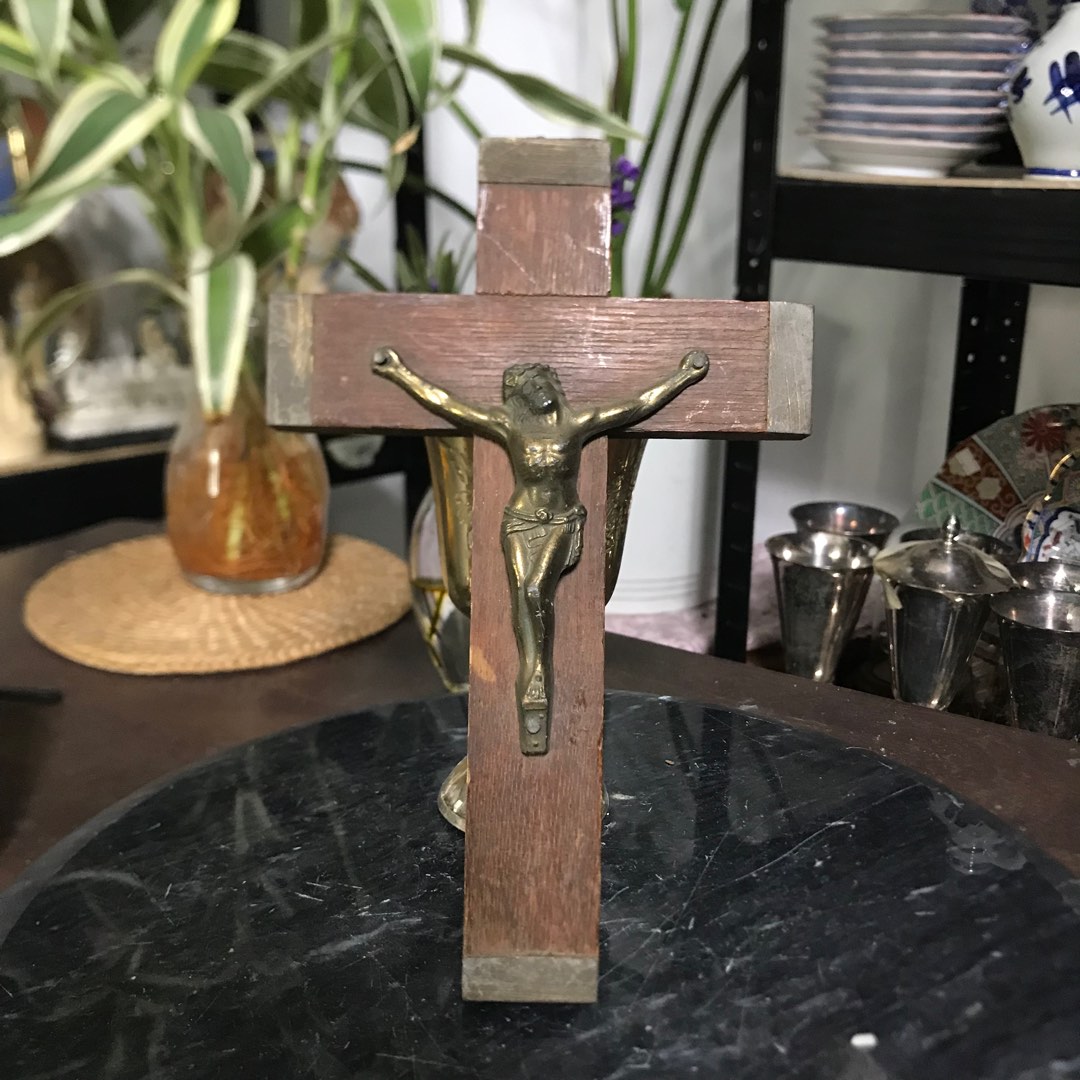 Vintage French Crucifix, Hobbies & Toys, Memorabilia & Collectibles ...