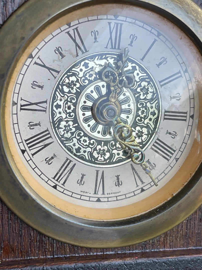 Vintage Gebr Hauser mini grand father’s clock mecedes clock de susi ...