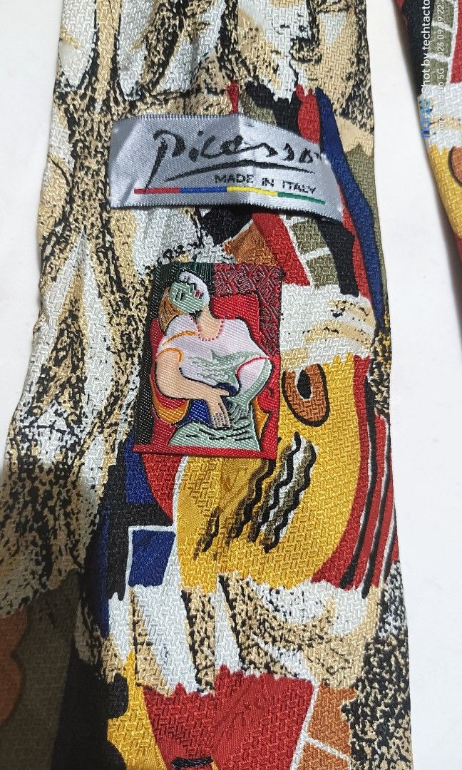 Vintage PICASSO neck Tie, Men's Fashion, Watches & Accessories, Ties on ...