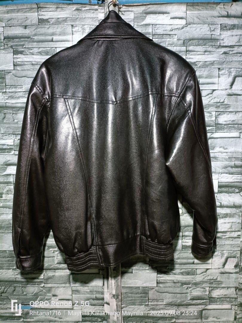 VINTAGE VALENTINO LEATHER JACKET, Men's Fashion, Coats, Jackets and ...