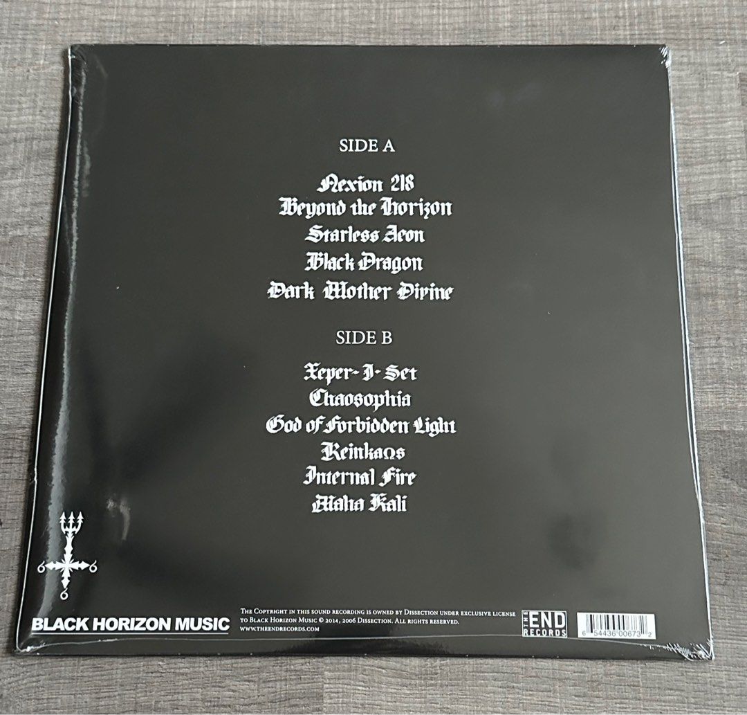 Vinyl -Dissection (Reinkaos), Hobbies & Toys, Music & Media, Vinyls on ...