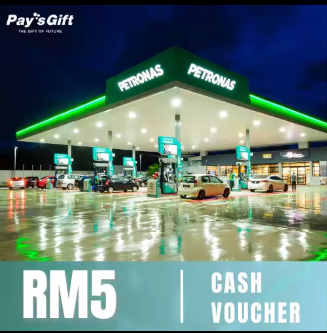 Voucher petronas rm5, Tickets & Vouchers, Vouchers on Carousell