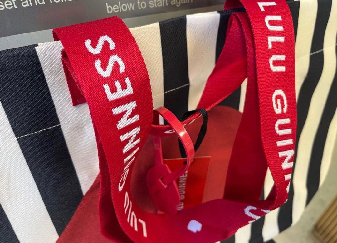 Waitrose x lulu guinness shopping bag / waitrose x lulu guinness tote ...