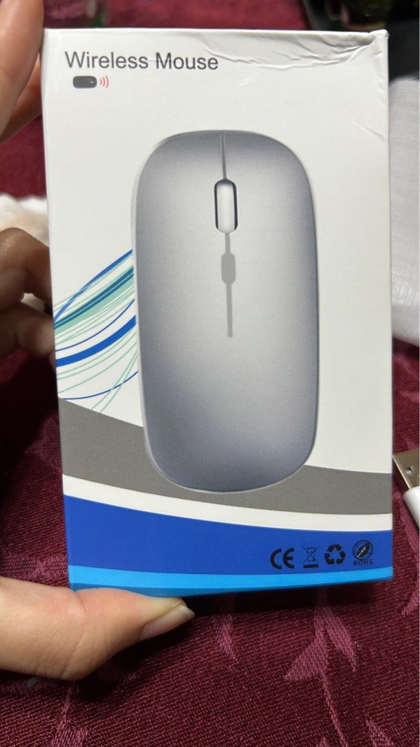Light blue Wireless Mouse, Computers & Tech, Parts & Accessories, Mouse ...