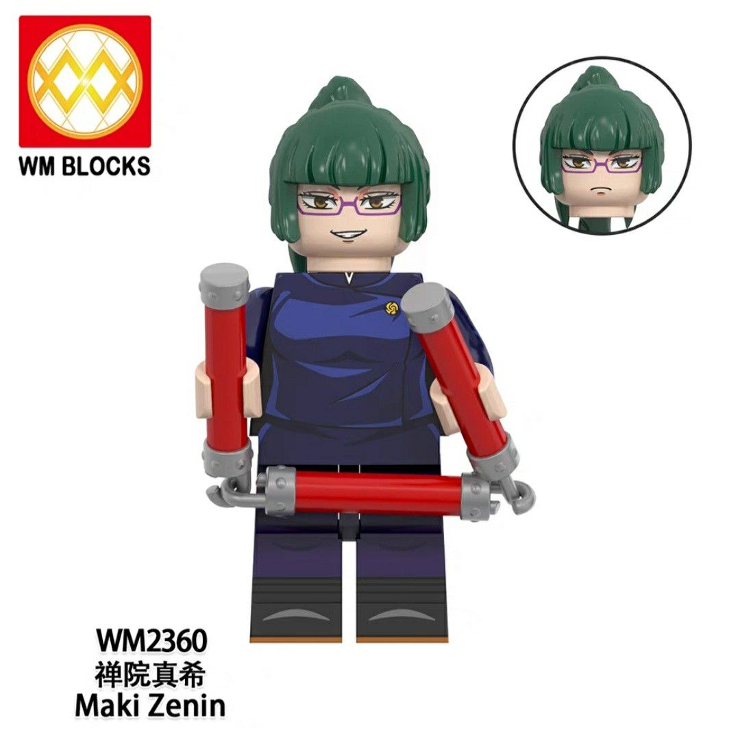 WM 6140 2360-2367 Jujutsu Kaisen Minifigures (3rd party lego compatible ...