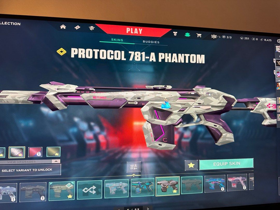 WTS 18 PREMS ASC 3 VALORANT ACCOUNT (REAVER KARAMBIT, GLITCHPOP AXE ...