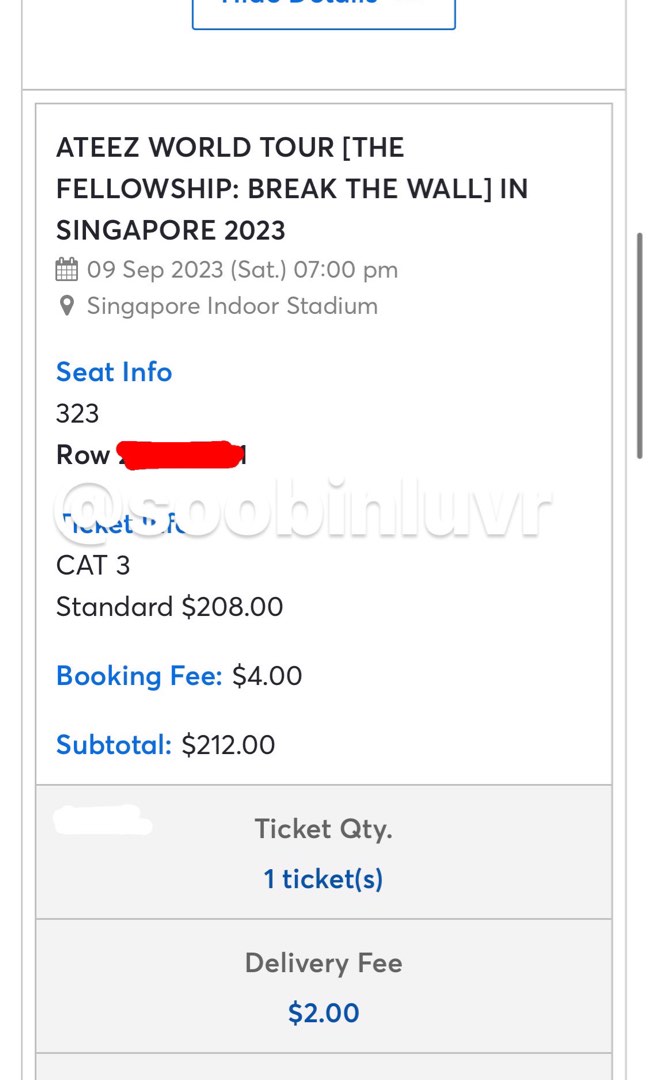 [SOLD] 1x ATEEZ CONCERT TICKET, Tickets & Vouchers, Event Tickets on Carousell