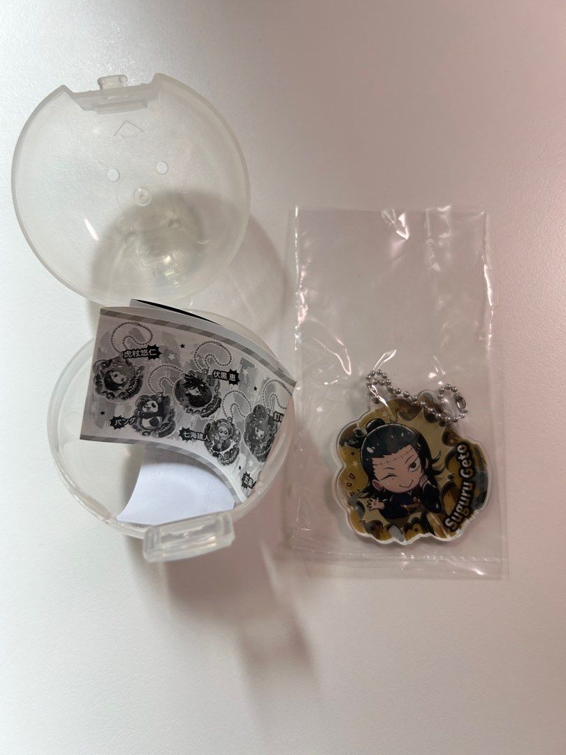 [WTS] jujutsu kaisen gachapon keychain (geto suguru), Hobbies & Toys ...