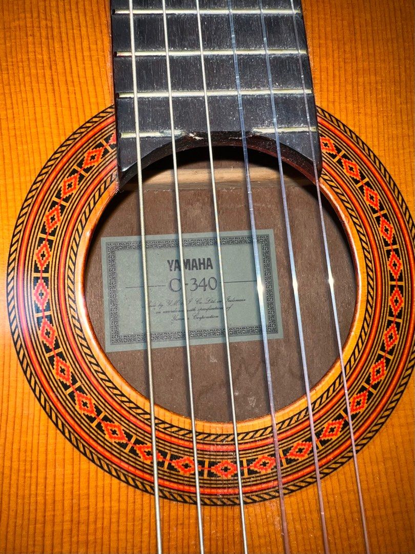 Yamaha C340 Classical Guitar, Hobbies & Toys, Music & Media, Musical ...