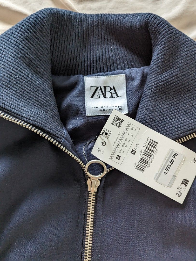 Zara man bomber jacket with ribbing men, Men's Fashion, Coats, Jackets ...